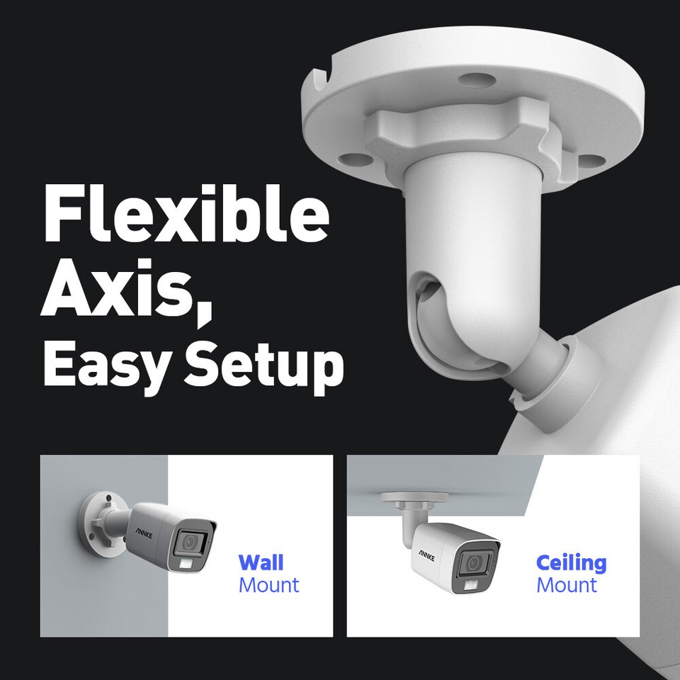 ANNKE 4K 8MP 5MP 1080P Video CCTV Outdoor Security Camera EXIR Night ...