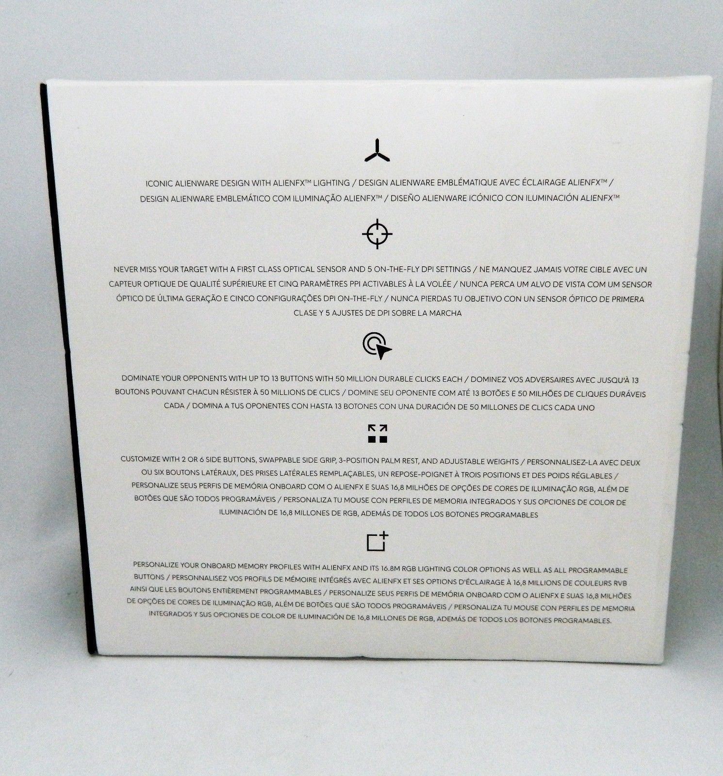 New Dell 7XGRK Alienware Elite Gaming Mouse, AW958 CN-07XGRK | eBay