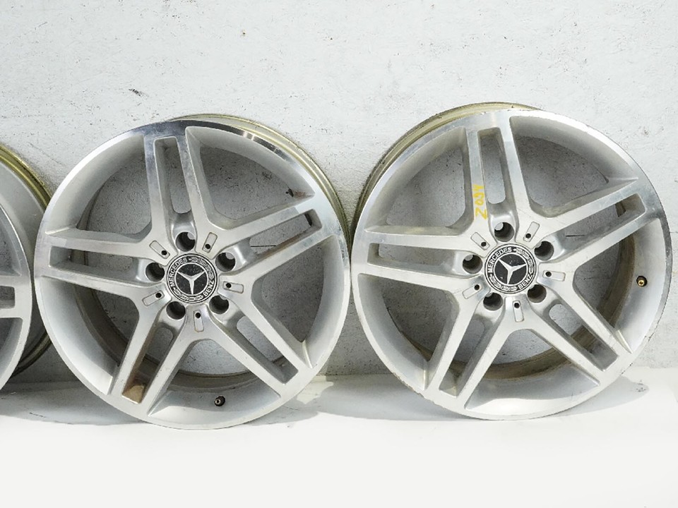 2003-2006 Mercedes-Benz SL Class R230 17x7.5J 5 Spoke Wheel Set of 4 ...