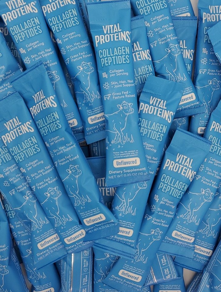 10 PACKS Vital Proteins Collagen Peptides Powder .35oz Packets 10g ...