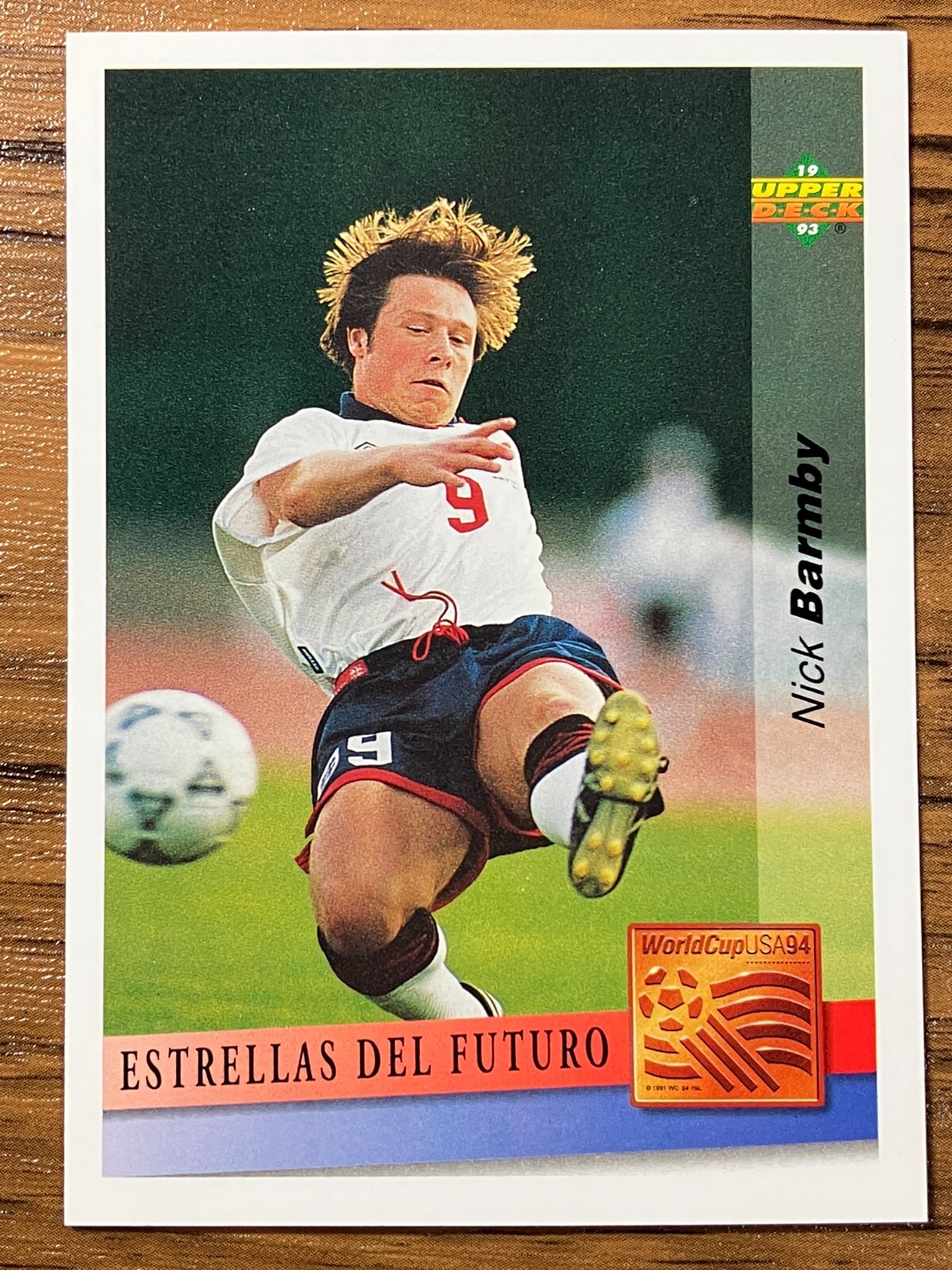 Upper Deck 1993 World Cup USA Soccer Card #157 Nick Barmby England | eBay