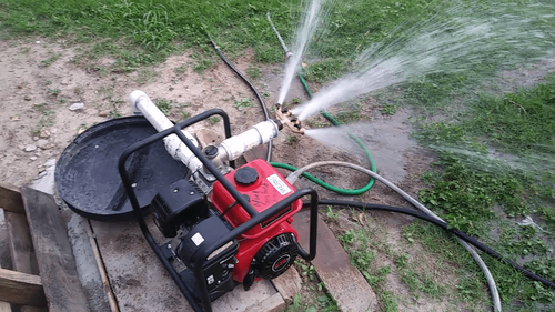 Predator 2 in. 212cc Gasoline Engine Semi-Trash Water Pump Portable ...