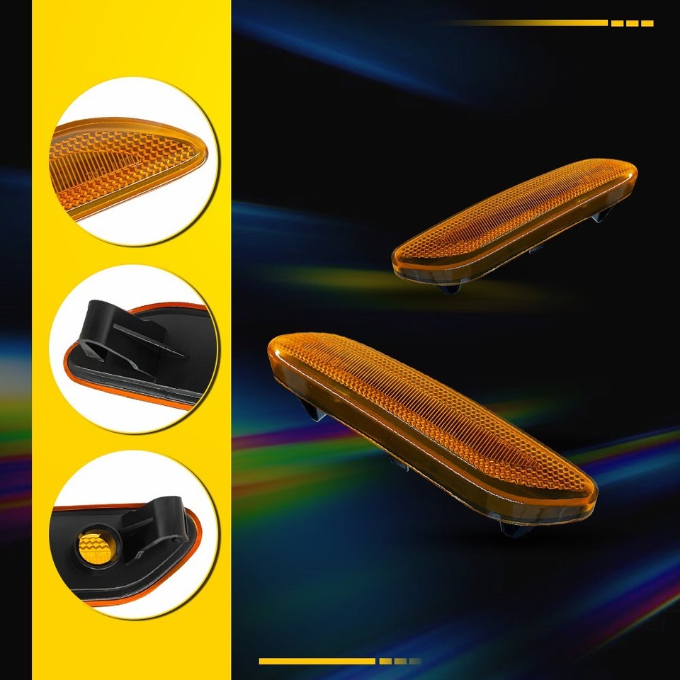 Fender Side Marker Lamp Amber Clear For Mini Cooper Countryman 2012 ...
