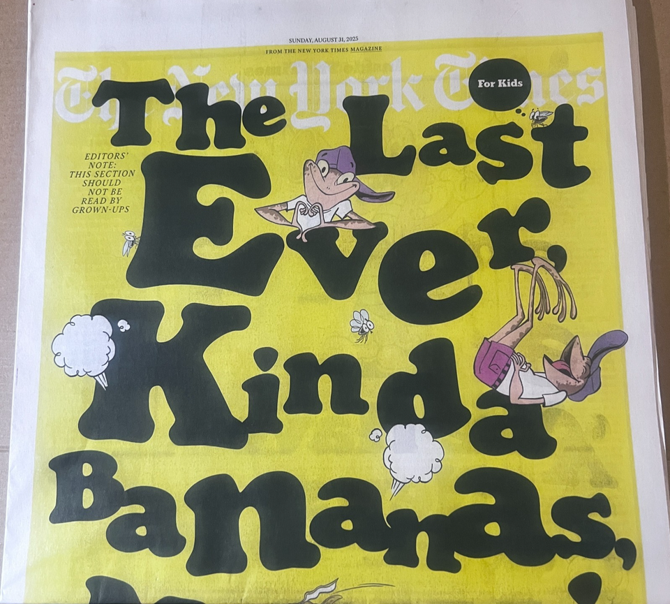 The New York Times Newspaper For Kids Sections LOT /12 2024/2025 UNUSED ...