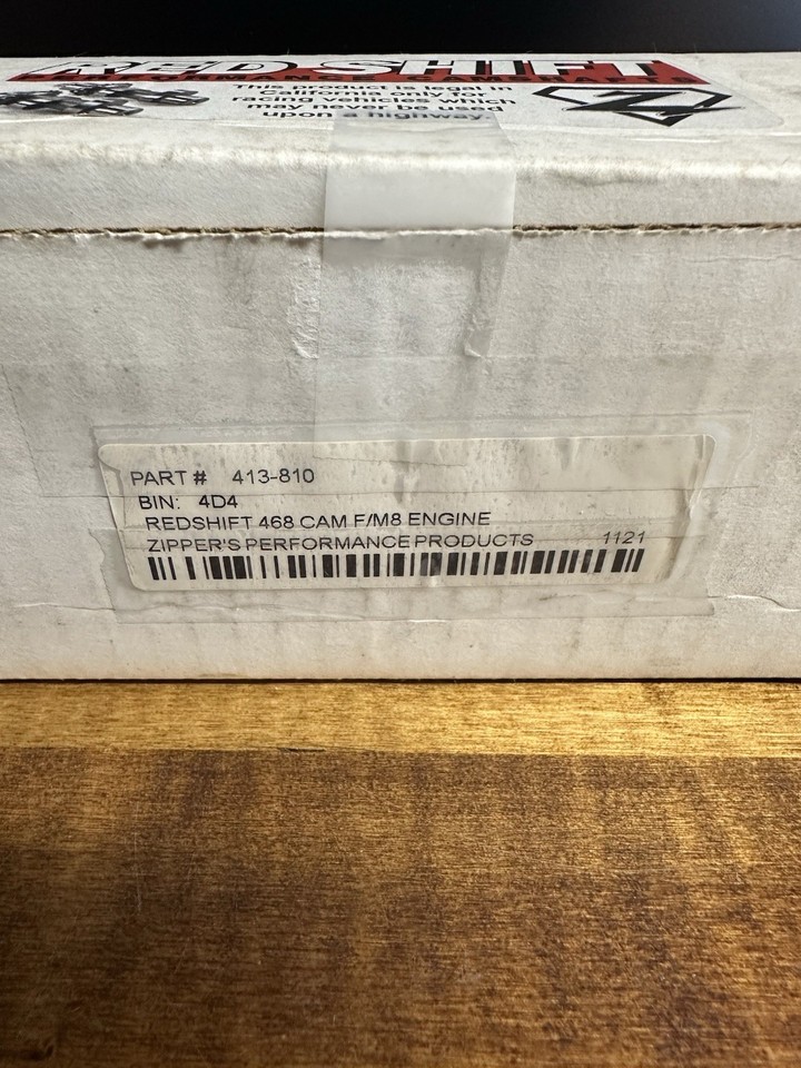 Zippers Performance 413-810 Red Shift RS 468 Cam Shaft Harley Milwaukee ...