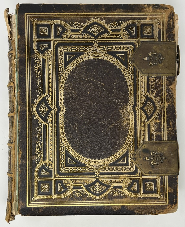 VTG The Holy Bible: Holman's Edition - 1874 Leather HC w/ Metal ...