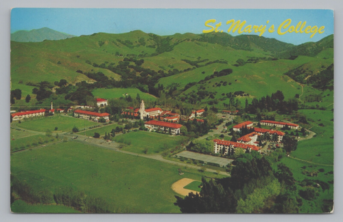 Postcard California St. Mary's College Moraga Valley Chrome 1970 B721 ...