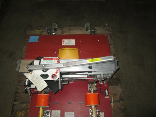 SA-3175 Pringle Switch 2500A 600VDC 120V Shunt Trip Red Back Plate Used ...