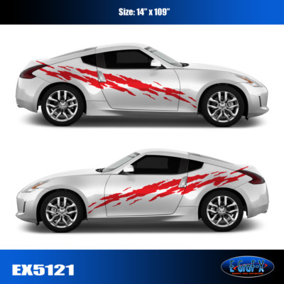 5121 Splash Vinyl Graphics Decals CAR TRUCK Body Sticker High Quality ...