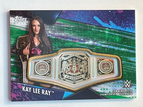Kay Lee Ray 2020 Topps WWE Women's Division Championship Plate Patch ...