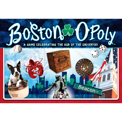 Factory Sealed Late for the Sky Boston-Opoly Board game Boston MA board ...