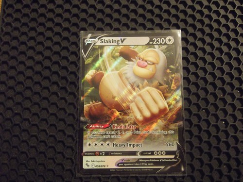 Slaking V 058/078 Pokemon Go Card Rare Holo NEW! | eBay