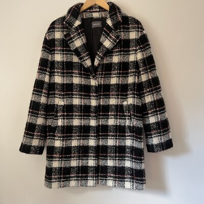 Basler Wool Plaid Coat Size L | eBay