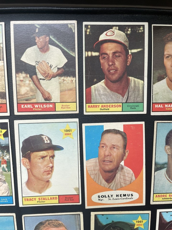1961 Topps Baseball Card Lot of 27 Cards 7 ROOKIE Cards VG-VG+ No ...