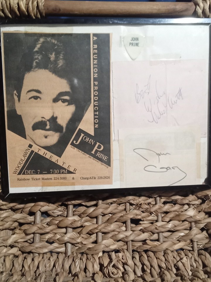 John Prine Pick And Autographed Photo And Signature | eBay