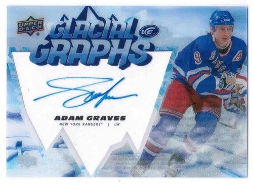 2022-23 Upper Deck Ice - Glacial Graphs Adam Graves #GG-AG (AU) for ...