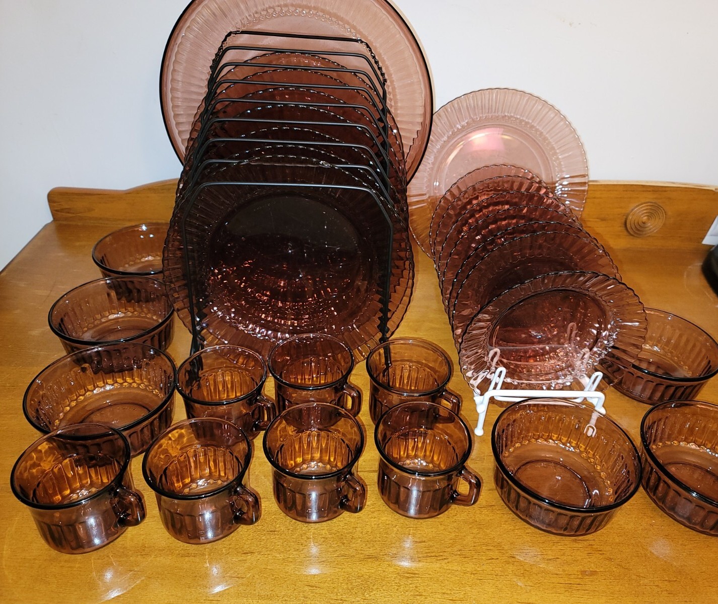 Fortecrisa Amethyst Dinnerware 28 piece set | eBay