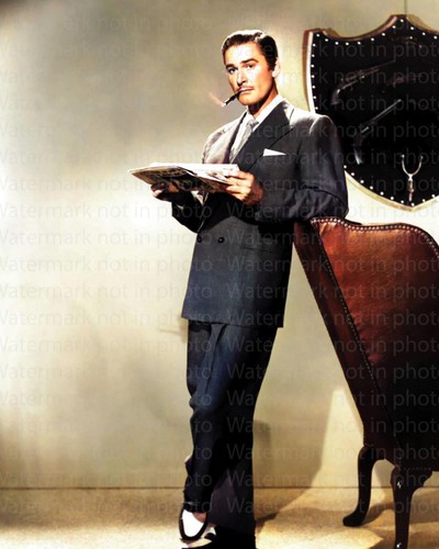 Errol Flynn 8x10 RARE COLOR Photo 643 | eBay