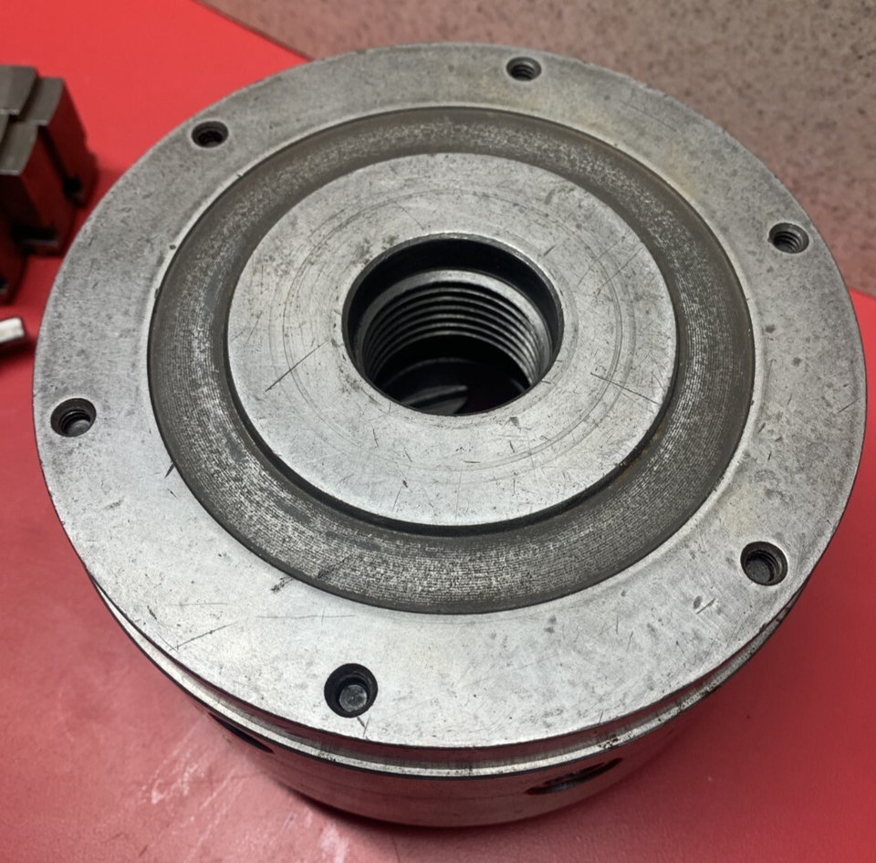 Machinist Lathe Tool: Buck Adjust Chuck 6" 3-Jaw 1-1/2"-8 TPI | eBay