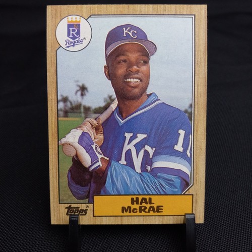 1987 Topps Hal McRae Kansas City Royals #573 Baseball Card (1A558) | eBay