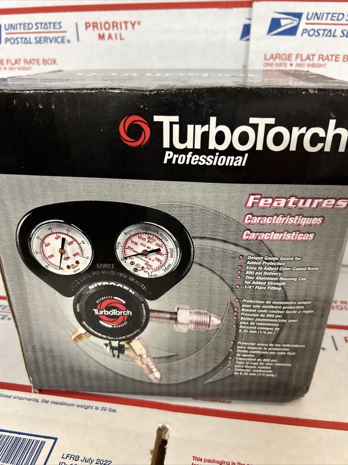 TurboTorch Dp250 800 580 High Pressure Nitrogen Regulator 0386 0857 for ...