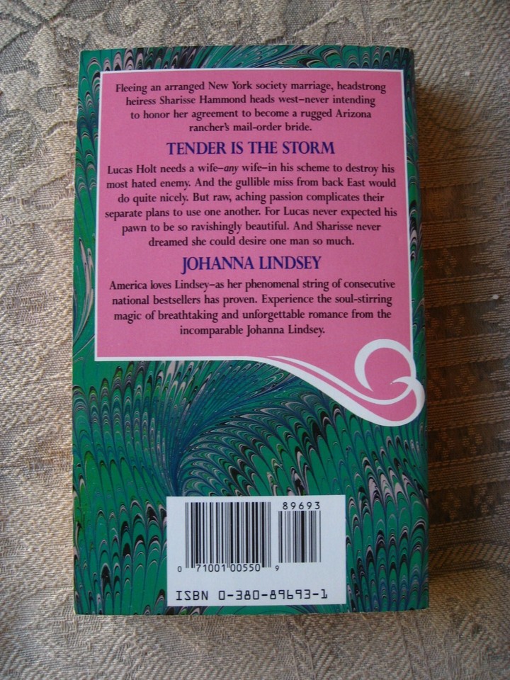 Johanna Lindsey - Tender Is the Storm - 1985 - paperback | eBay