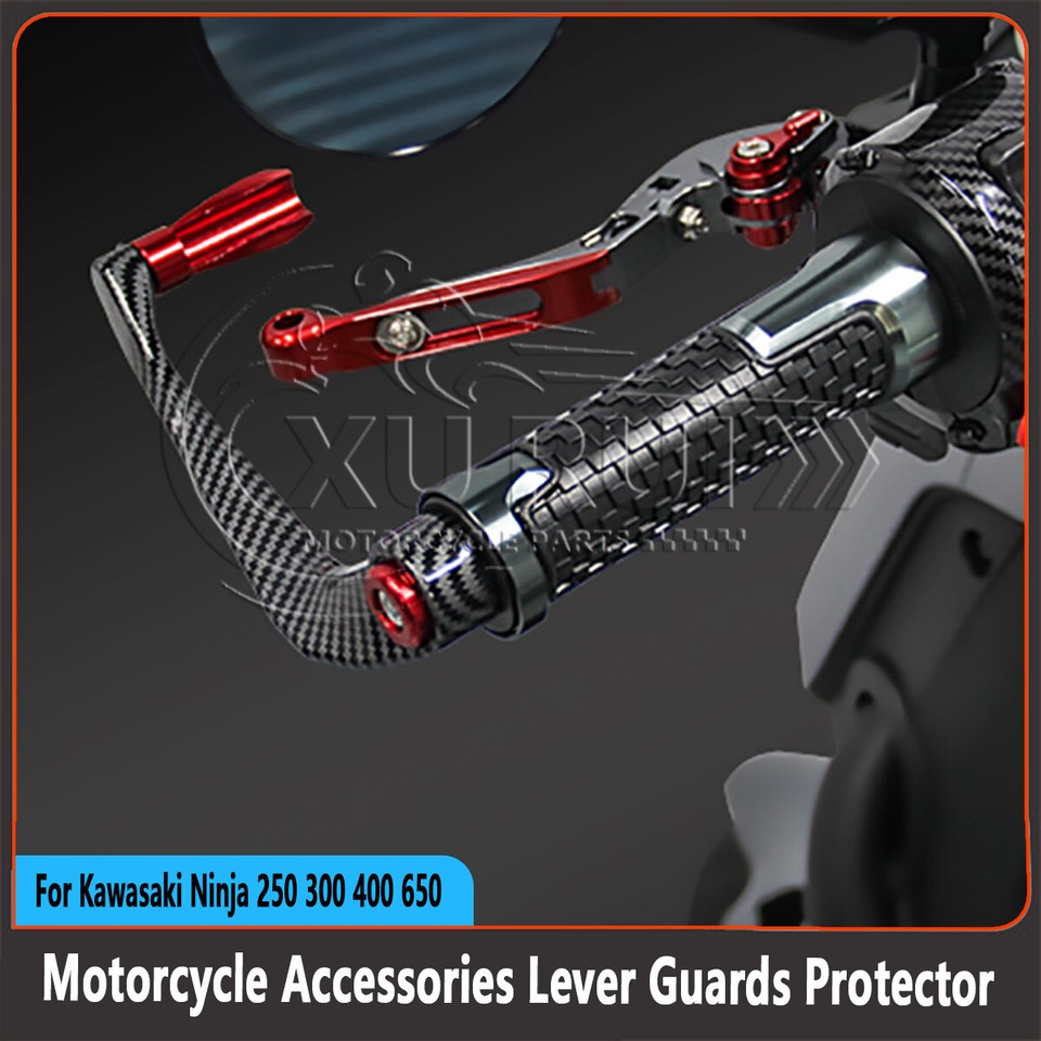 For Kawasaki Ninja 250 300 400 650 Motorcycle Accessories Lever Guards ...