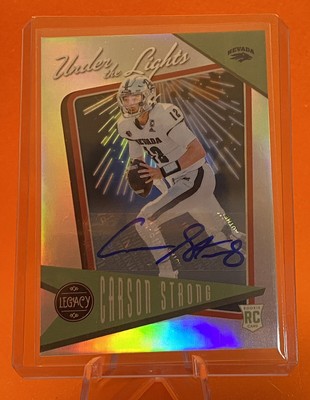 CARSON STRONG 2022 Panini Legacy Under The Lights Silver Auto | eBay