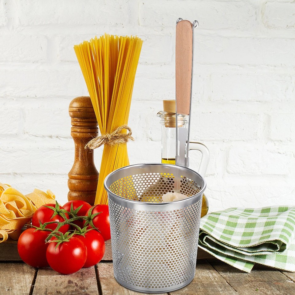 Noodle Basket Pasta Strainer Tamis Kitchen Pot for Noodles Fine Mesh ...
