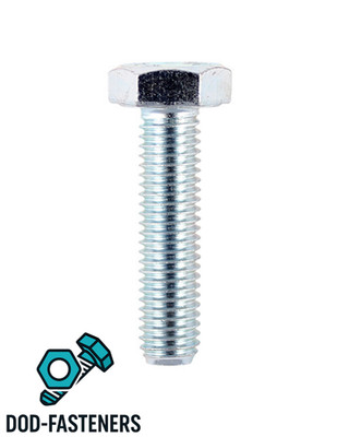 M12 M14 M16 M20 SET SCREWS FULLY THREADED HEXAGON HEAD BOLTS ZINC - 25 ...