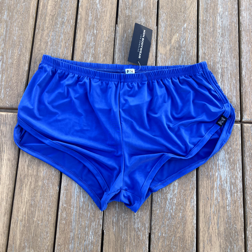 N2N Bodywear Men blue dream erotic euro split shorts size S L | eBay