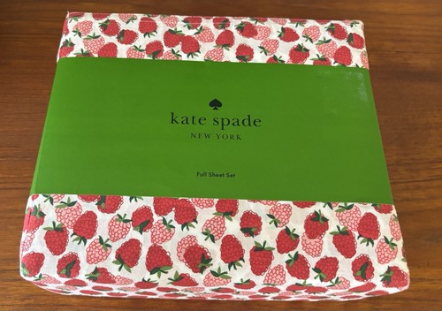 Kate Spade Full Sheet Set: "Strawberries" Cotton Percale Sheets NWT | eBay