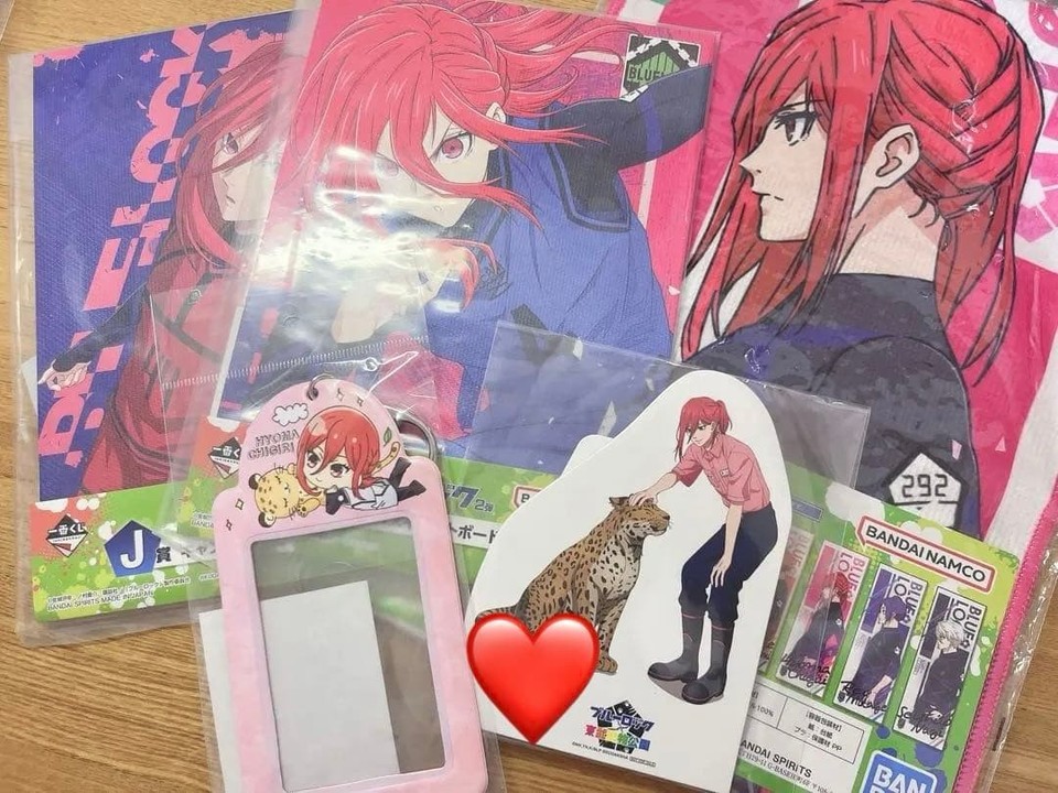 Chigiri Hyoma Blue Lock Goods Set Trading Cards Acrylic Stand ...