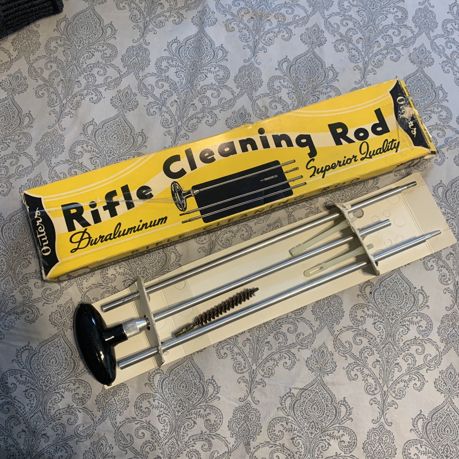 vintage Outers model 600-1 .30 cal. rifle cleaning Rod kit | eBay