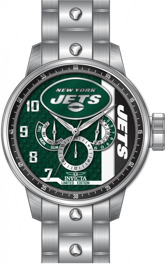 Invicta Men's NFL New York Jets Multicolor Dial Chronograph Quartz ...