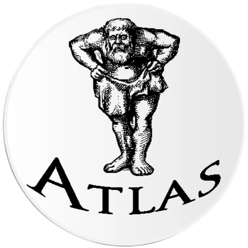 Greek God Atlas Drawing