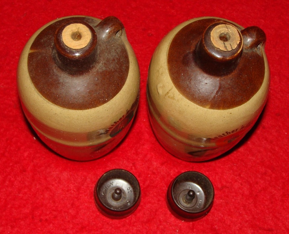2 Vintage Seaforth Stoneware Bottles Shaving Lotion & Men's Cologne w ...