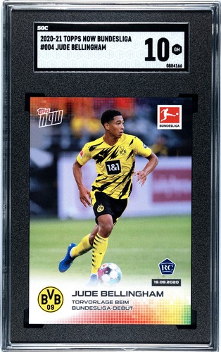 TOPPS NOW Bundesliga 2020-2021 Soccer ROOKIE Card JUDE BELLINGHAM #4 ...
