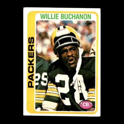 Willie Buchanon 1978 Topps Green Bay Packers #198 R308G 2 | eBay