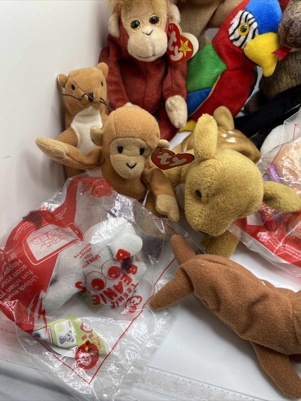 Mixed Lot 17 Sealed Used Vintage Retired TY Beanie Baby Keychains ...