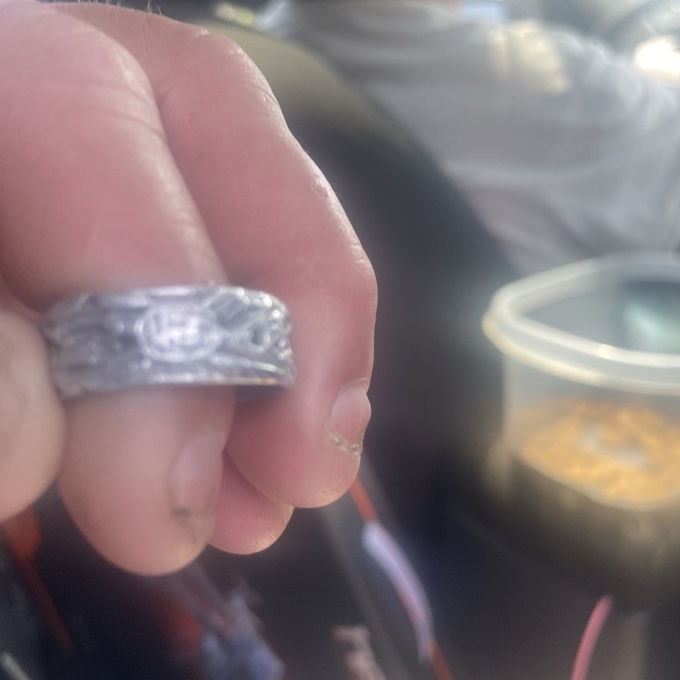 H H Nazi Death Head Honors Ring Item Issued September 11 1936 Recip ...