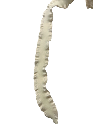 Double Ruffle Ribbon 7/8" Cream 5 Yards | eBay