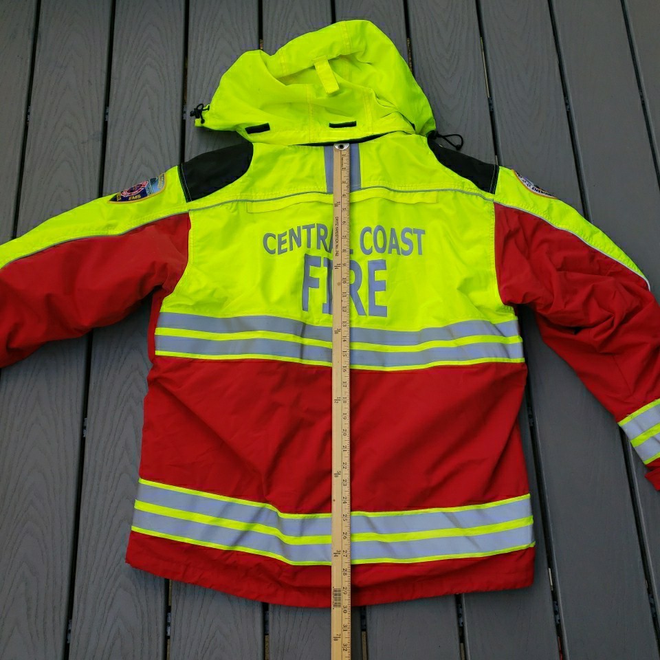 511 Tactical Series EMS First Responder Hi Vis Hooded Parka Fire Jacket ...