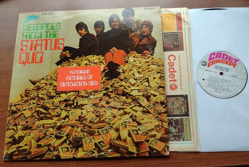 USA!!! Ex STATUS QUO Messages From The 1968 PSYCH Cadet LPS 315 LP HYPE ...