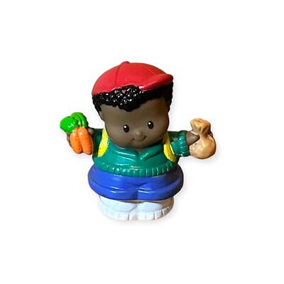 Fisher Price Little People Figure Michael Boy with Carrots Backpack ...