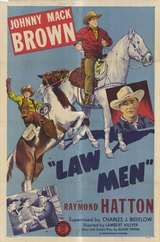 LAW MEN Movie POSTER 27x40 Johnny Mack Brown Raymond Hatton Jan Wiley ...
