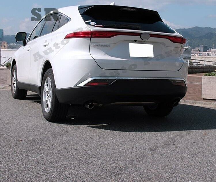 Rear Lower Bumper Chrome Style Cover Trim For 2020-2024 Toyota Harrier ...