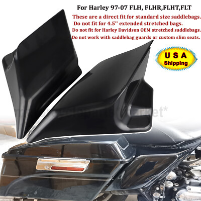 Stretched Extended Side Cover Fit For Harley Touring 1997-2007 FLT FLH ...