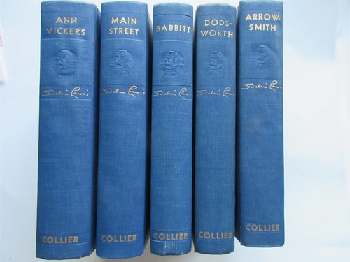 Antique Lot of 5 P F Collier HC Books By Sinclair Lewis Vintage 1920s ...