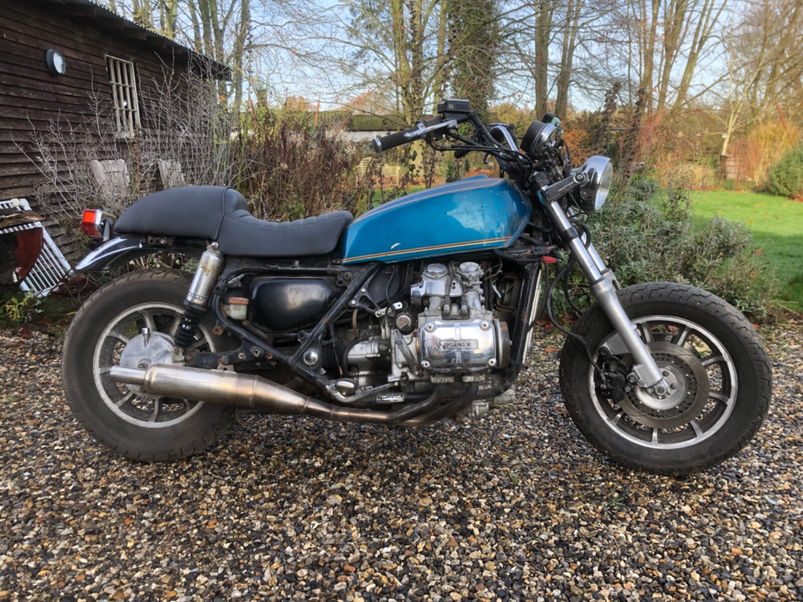1984 Honda GL1200 Goldwing Aspencade Cafe Racer Bobber Project - Bike ...